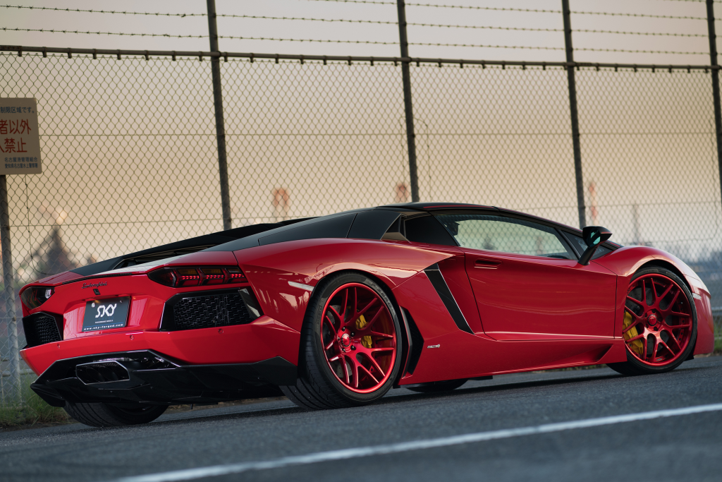Lamborghini Aventador LP700-4 SKY FORGED S202 Candy Red - SKY FORGED ...